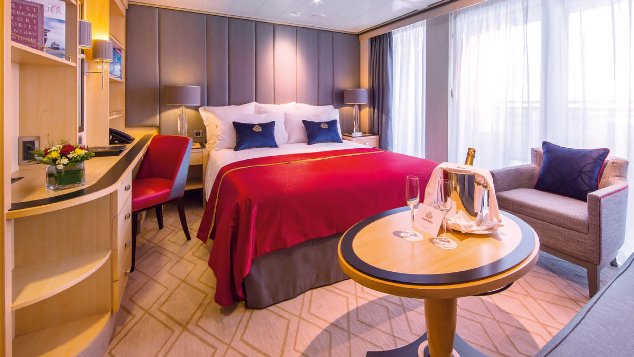 Cunard Line Queen Mary 2 staterooms