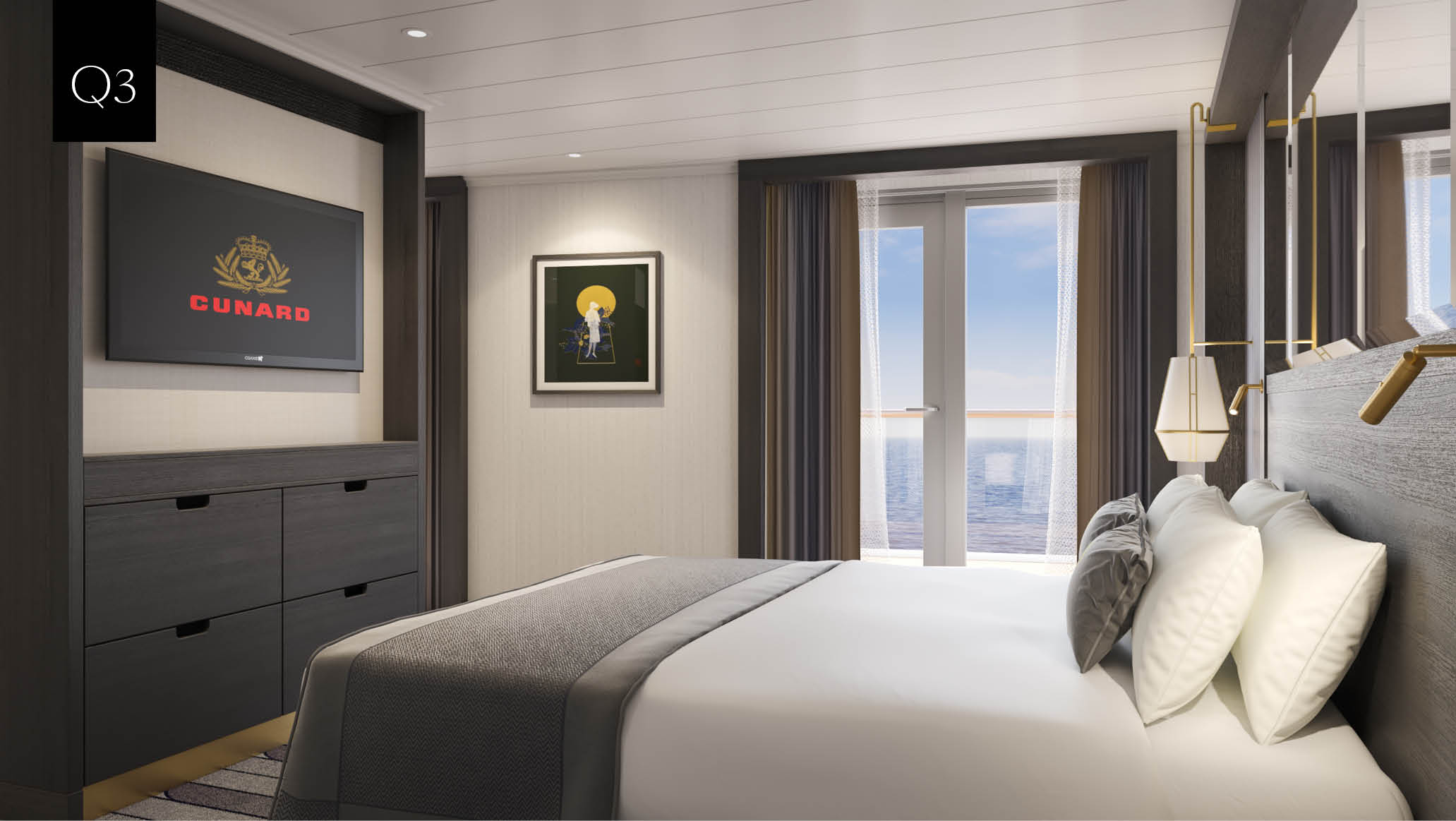 Staterooms of the NEW ship Queen Anne