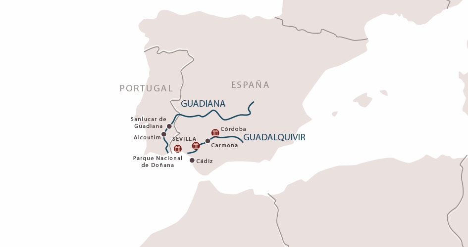 Cruceros Fluviales por el Guadalquivir y Guadiana