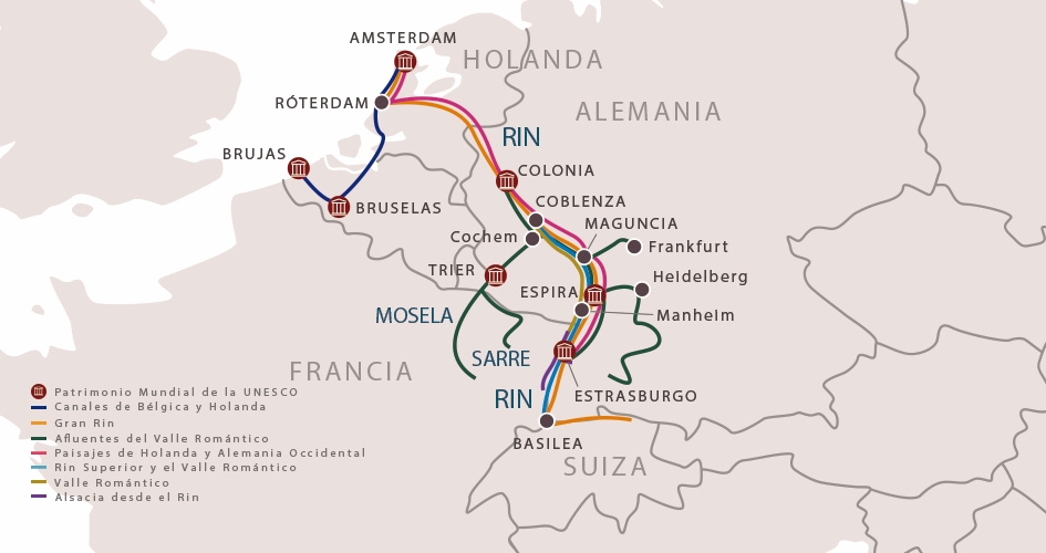 River Cruises on the Rhine River